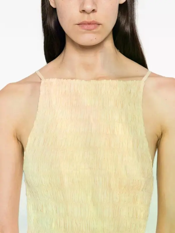 Faithfull The Brand Laia Shirred-bodice Maxi Dress
