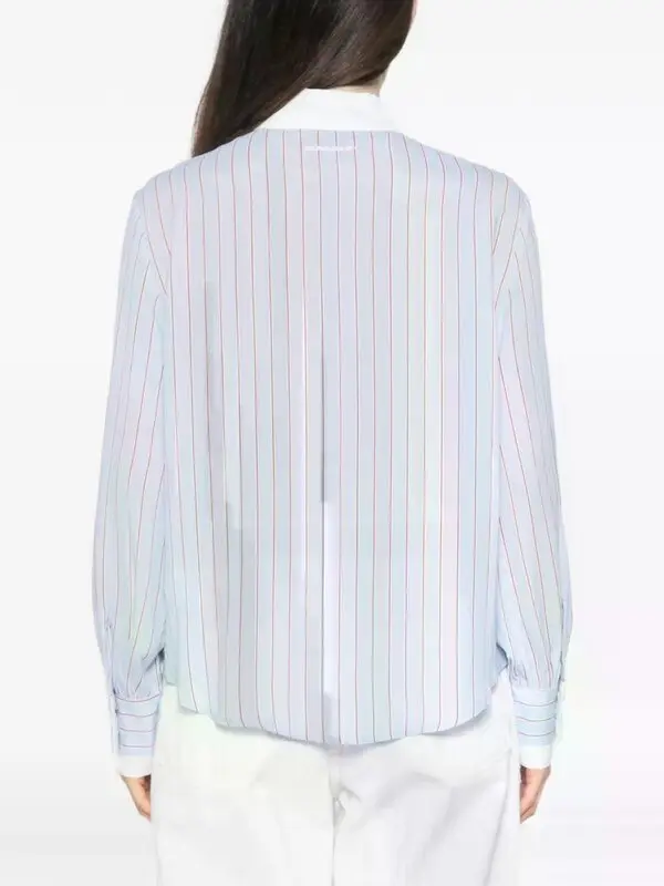 ERMANNO FIRENZE Vertical Stripe Long-sleeve Shirt