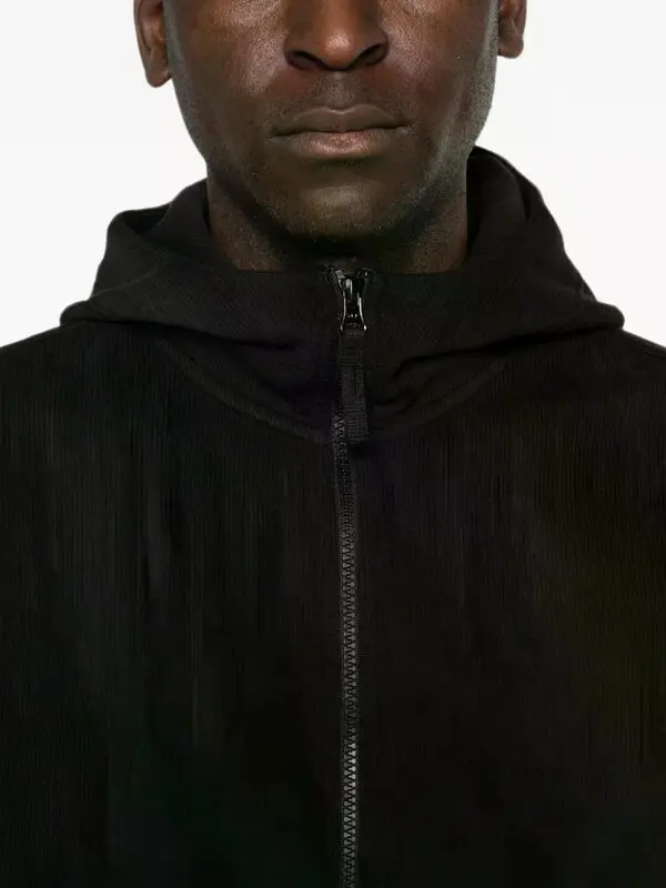 Stone Island Logo-patch Zip-up Hoodie