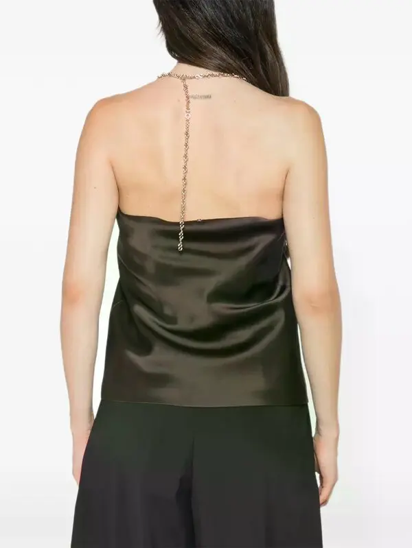 Sportmax Chain-strap V-neck Top
