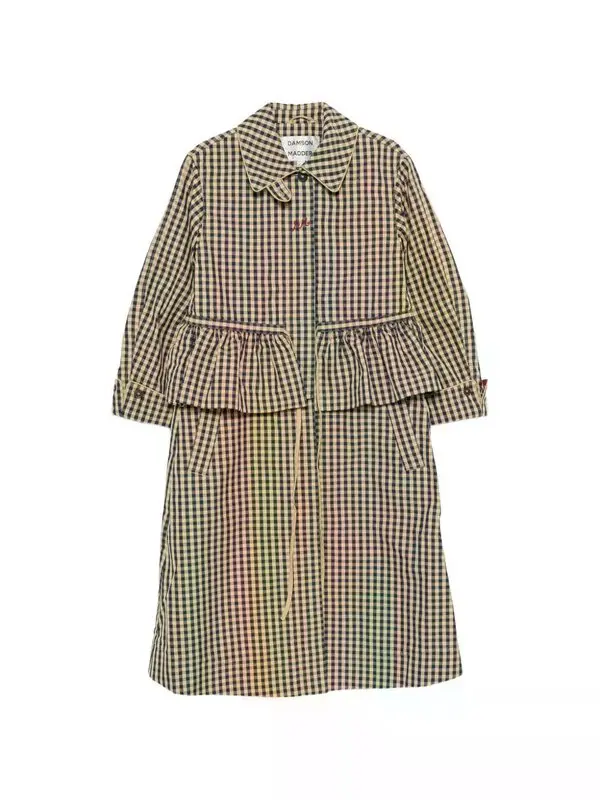 DAMSON MADDER Myrtle Trench Coat - Blue