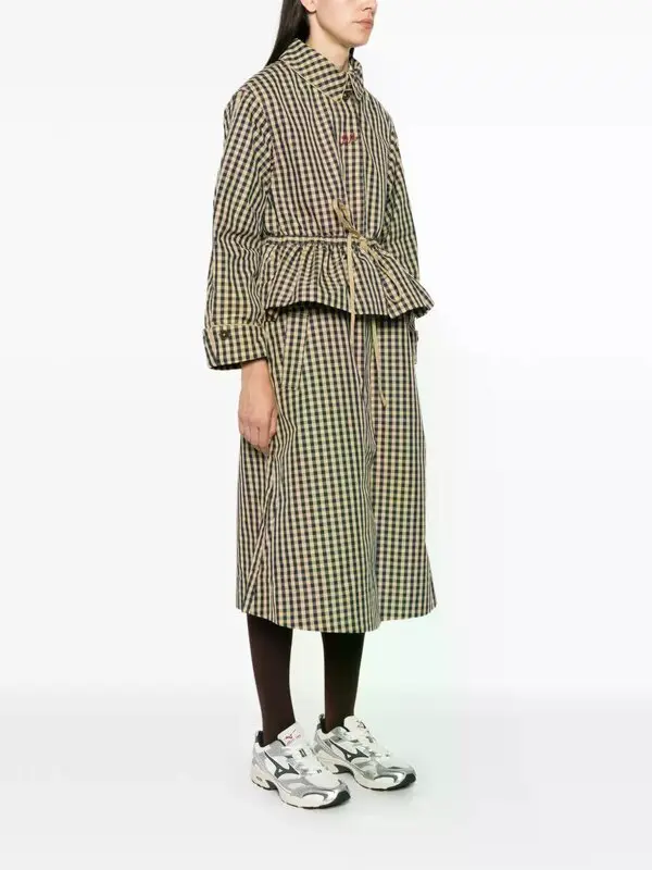 DAMSON MADDER Myrtle Trench Coat - Blue