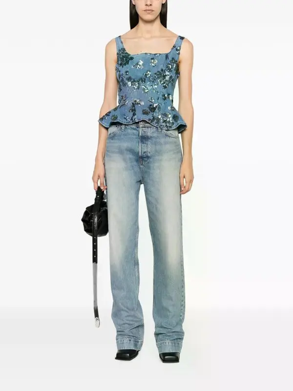 MARQUES' ALMEIDA Sequin-embellished Top