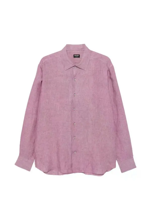 Zegna Linen Shirt - Pink