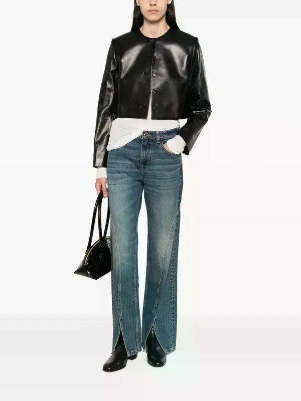 Brandon Maxwell Campbell Spiral-seam Jeans