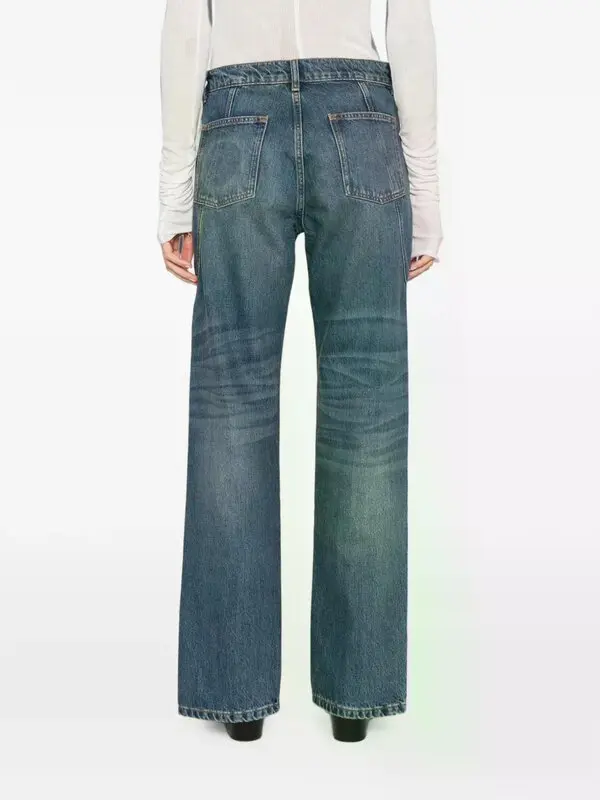 Brandon Maxwell Campbell Spiral-seam Jeans