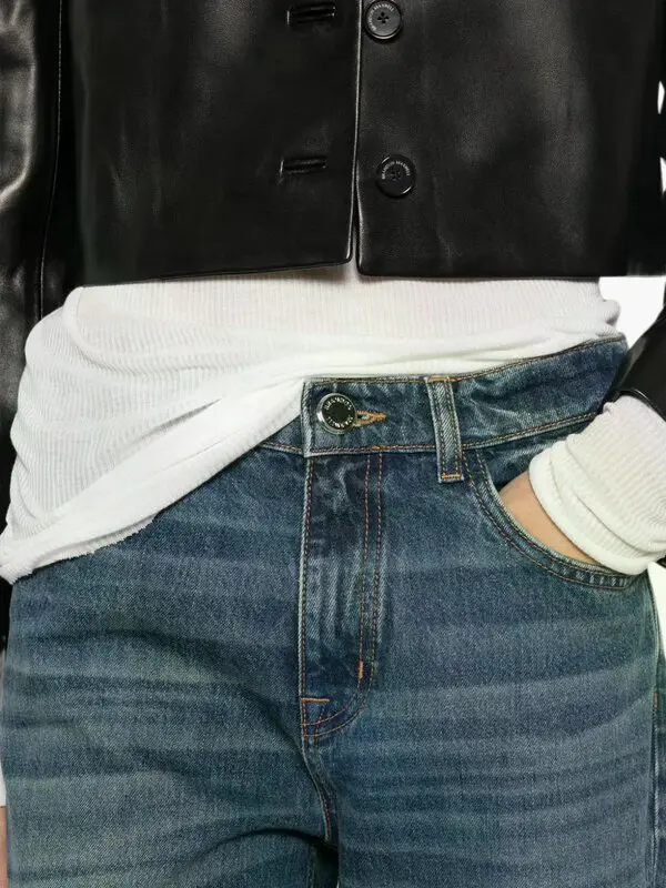 Brandon Maxwell Campbell Spiral-seam Jeans