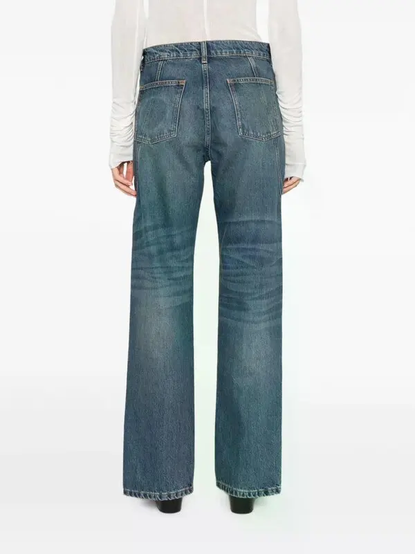 Brandon Maxwell Campbell Spiral-seam Jeans