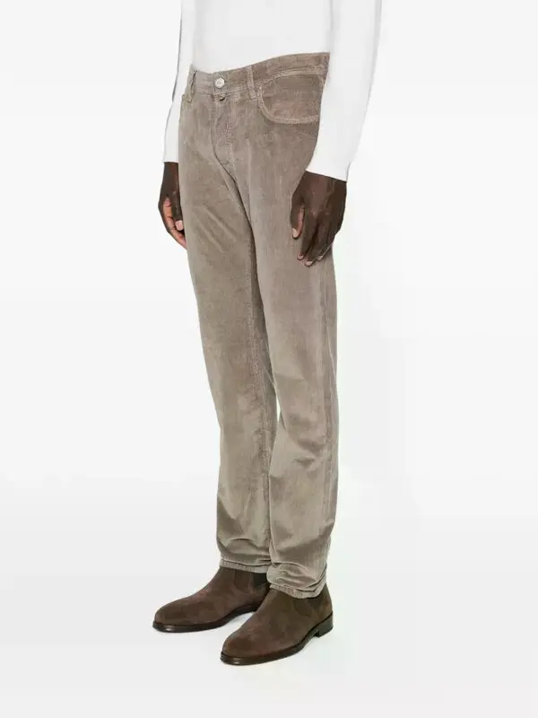Jacob Cohen Corduroy-effect Straight-leg Trousers
