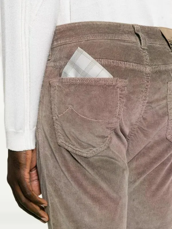 Jacob Cohen Corduroy-effect Straight-leg Trousers
