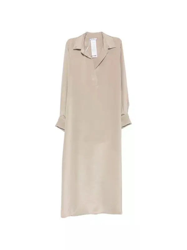 Max Mara Gambero Long-sleeve Midi Dress