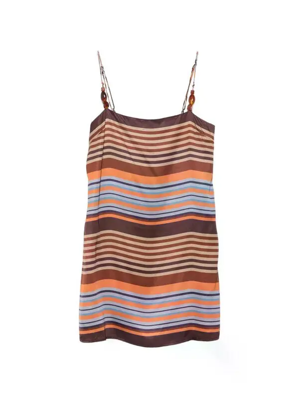 Faithfull The Brand Estrella Striped Mini Dress