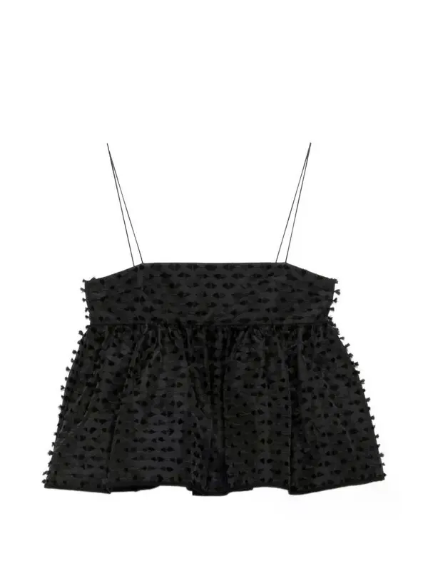 Cecilie Bahnsen Babette Fil-coupé Top
