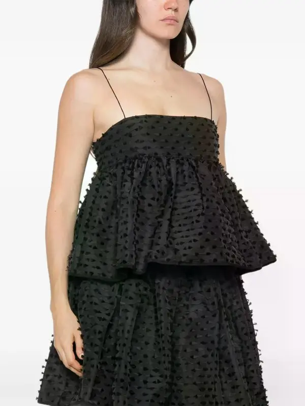 Cecilie Bahnsen Babette Fil-coupé Top