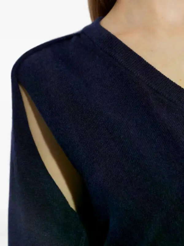 JIL SANDER Cut-out V-neck Sweater