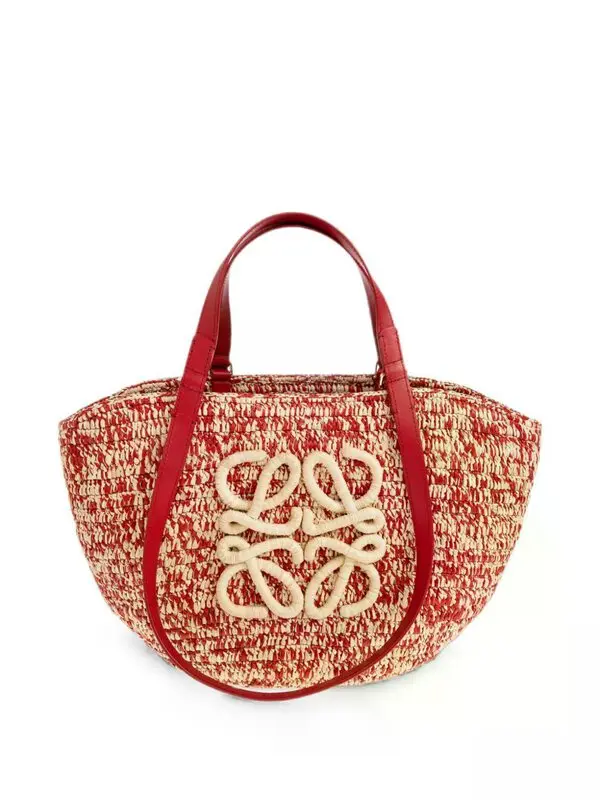 Loewe Eclipse Anagram Raffia Tote Bag