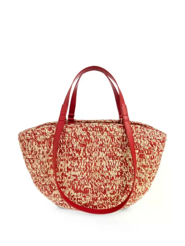 Loewe Eclipse Anagram Raffia Tote Bag