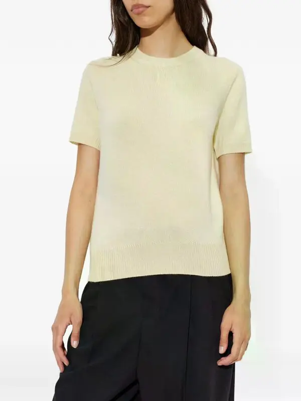 FERRAGAMO Short-sleeve Cashmere Sweater