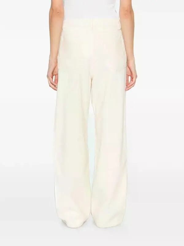 RÓHE Corduroy Cotton Trousers - Neutrals