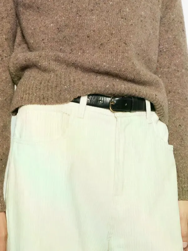 RÓHE Corduroy Cotton Trousers - Neutrals