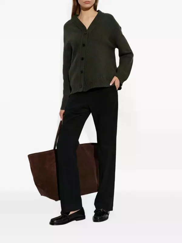 JIL SANDER V-neck Ribbed-trim Cardigan