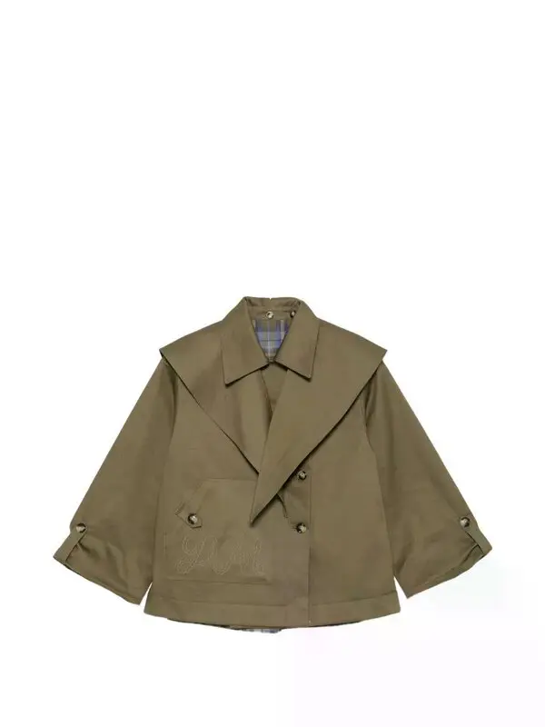 DAMSON MADDER Jerry Trench Coat - Green