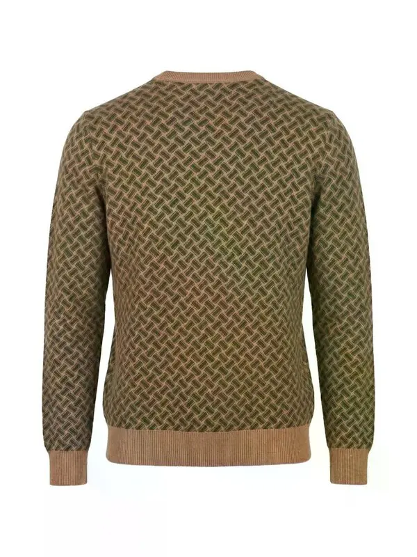 DRUMOHR Geometric-pattern Cashmere Sweater