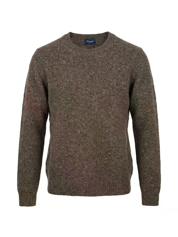DRUMOHR Flecked Knit Wool Sweater