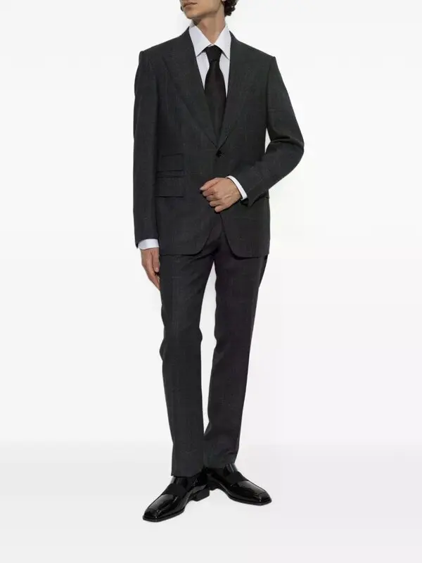 TOM FORD Check-pattern Wool Suit