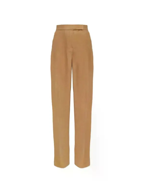 Max Mara Filato Wool Trousers - Brown