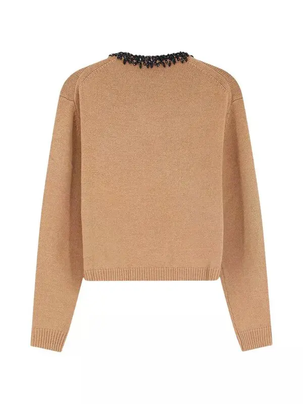 SEMICOUTURE Denny Bead-embellished Sweater