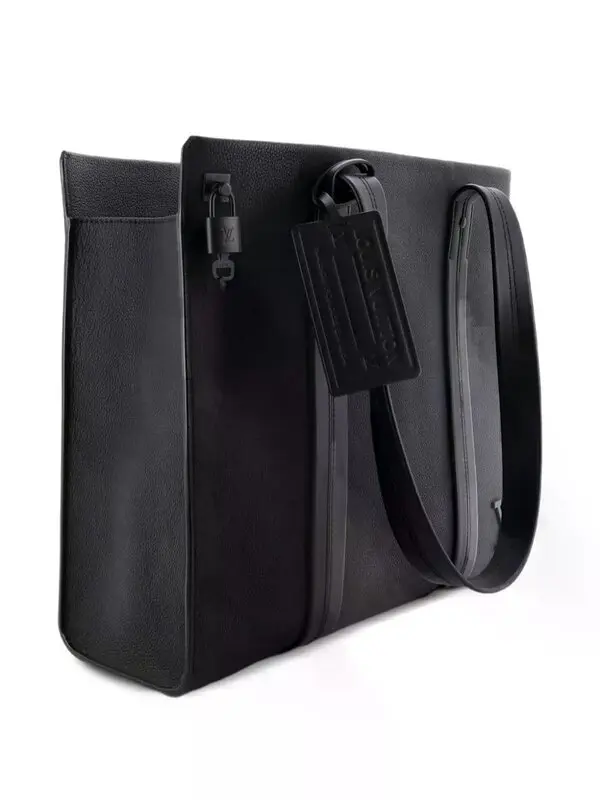 LOUIS VUITTON Aerogram Takeoff Leather Tote Bag