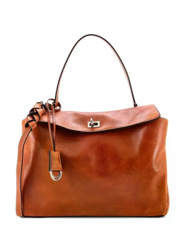 Balenciaga Rodeo Shoulder Bag Leather Medium Satchel