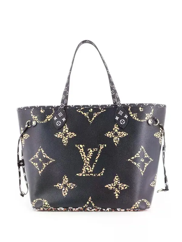 LOUIS VUITTON Limited Edition Jungle Monogram Giant Tote Bag - Black