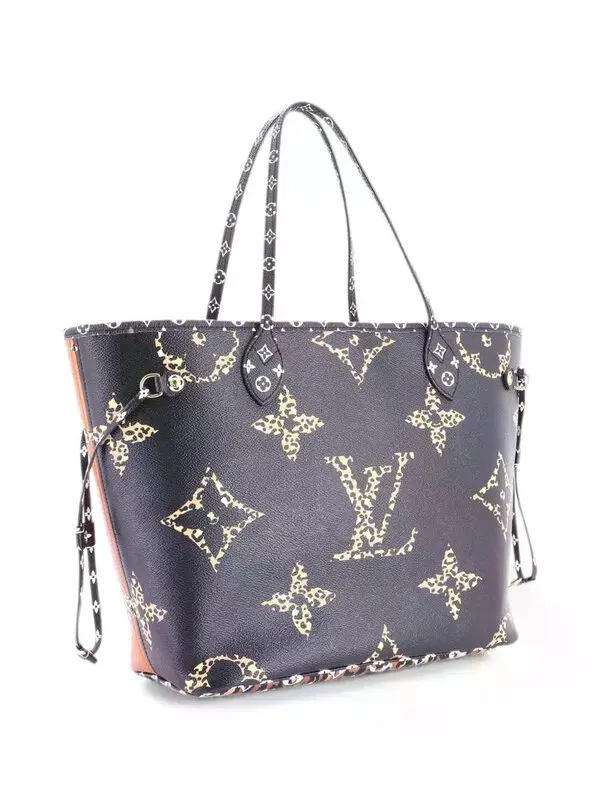 LOUIS VUITTON Limited Edition Jungle Monogram Giant Tote Bag - Black