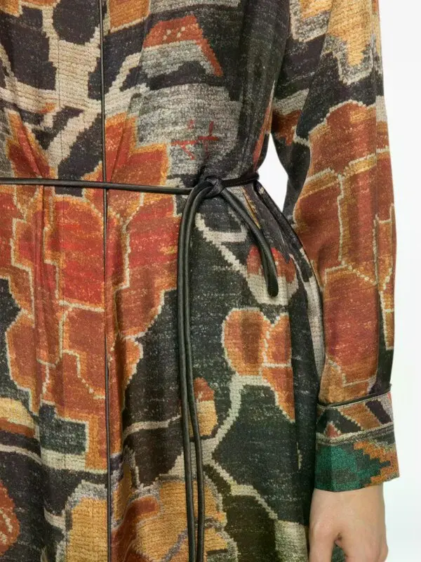 PIERRE-LOUIS MASCIA Graphic Print Maxi Dress