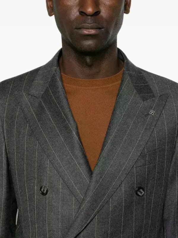 Tagliatore Stripe-pattern Double-breasted Suit