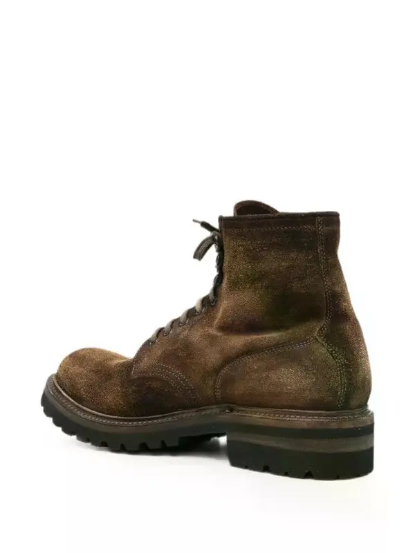 SHOTO Suede Combat Boots