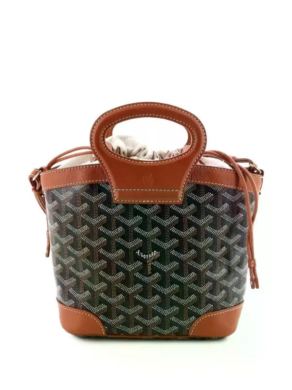 Goyard Beluga Mini Tote Bag In Coated Canvas - Brown