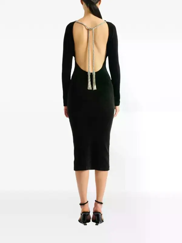 Balmain Long Velvet Dress
