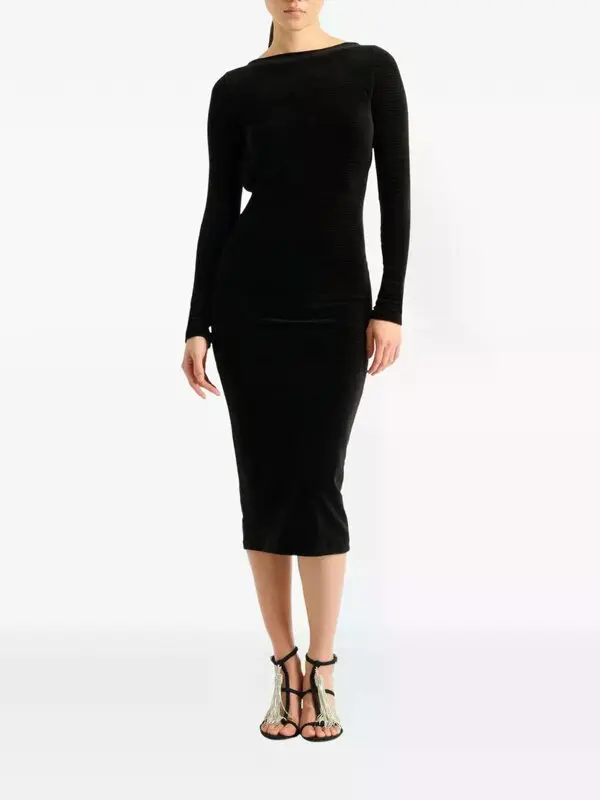 Balmain Long Velvet Dress