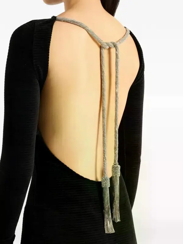 Balmain Long Velvet Dress