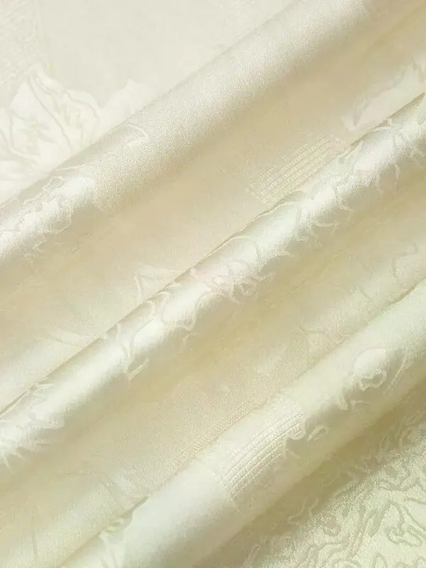 Shanghai Tang Floral Jacquard Wide-leg Trousers