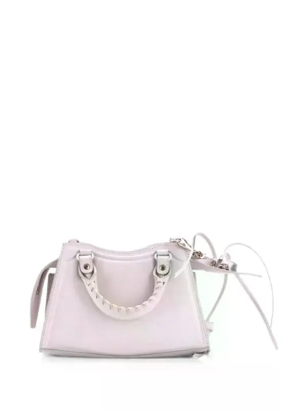 Balenciaga Neo Classic City Bag Leather Mini Shoulder Bag - White