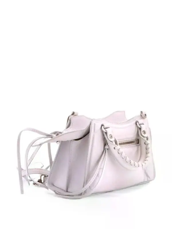 Balenciaga Neo Classic City Bag Leather Mini Shoulder Bag - White