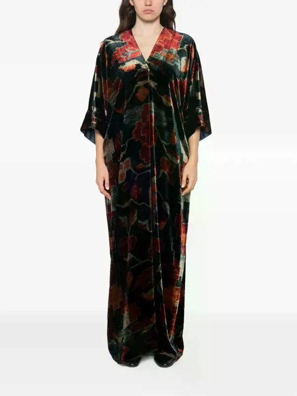 PIERRE-LOUIS MASCIA Velvet Maxi Dress