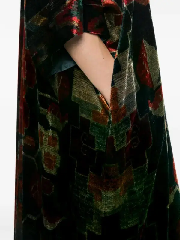 PIERRE-LOUIS MASCIA Velvet Maxi Dress