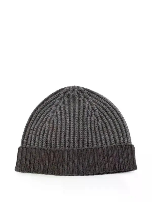 04651 / A TRIP IN A BAG Ribbed-knit Beanie Hat
