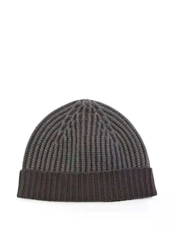 04651 / A TRIP IN A BAG Ribbed-knit Beanie Hat