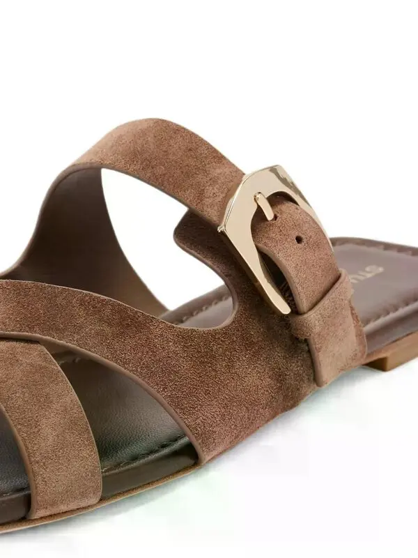 STUART WEITZMAN Buckle-fastening Crossover Sandals